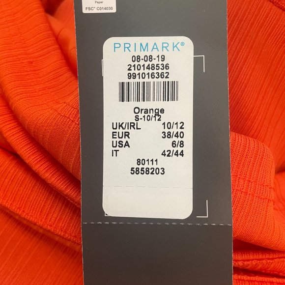 Primark | Tops | Primark Orange Crop Top | Poshmark
